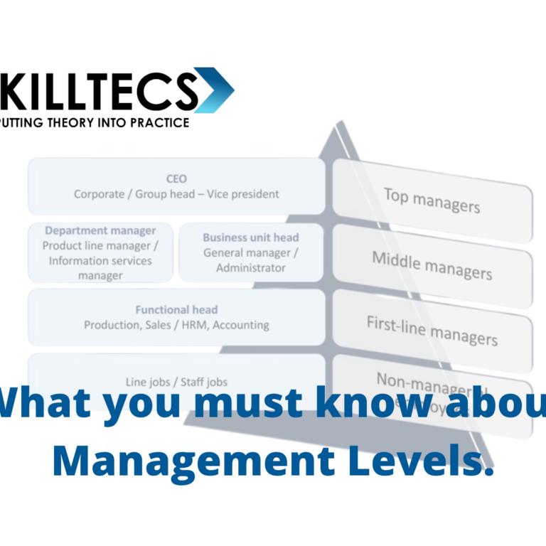 What you must know about Management Levels. » SKILLTECS